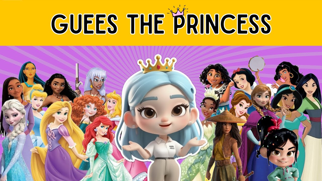 👑 Guess the Princess from Emojis! | Disney Princess Challenge 💫🎀 - YouTube