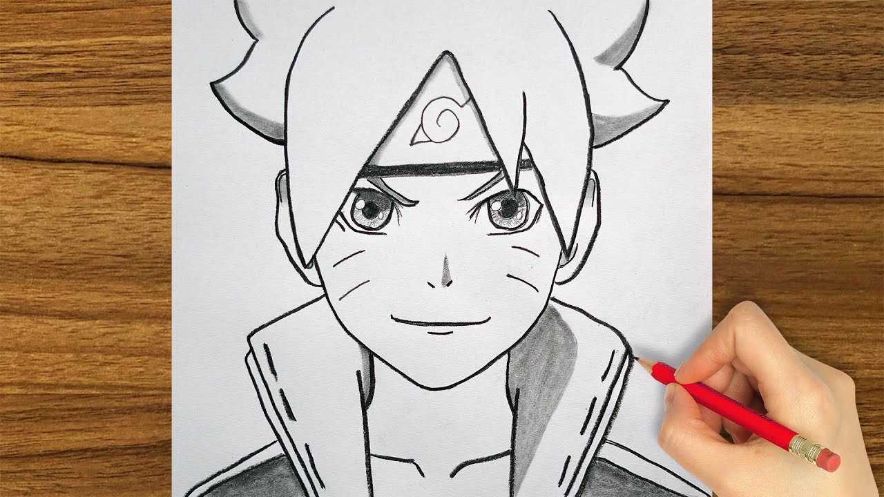 Easy Anime Drawing || How to Draw Anime step by step Tutorial ...