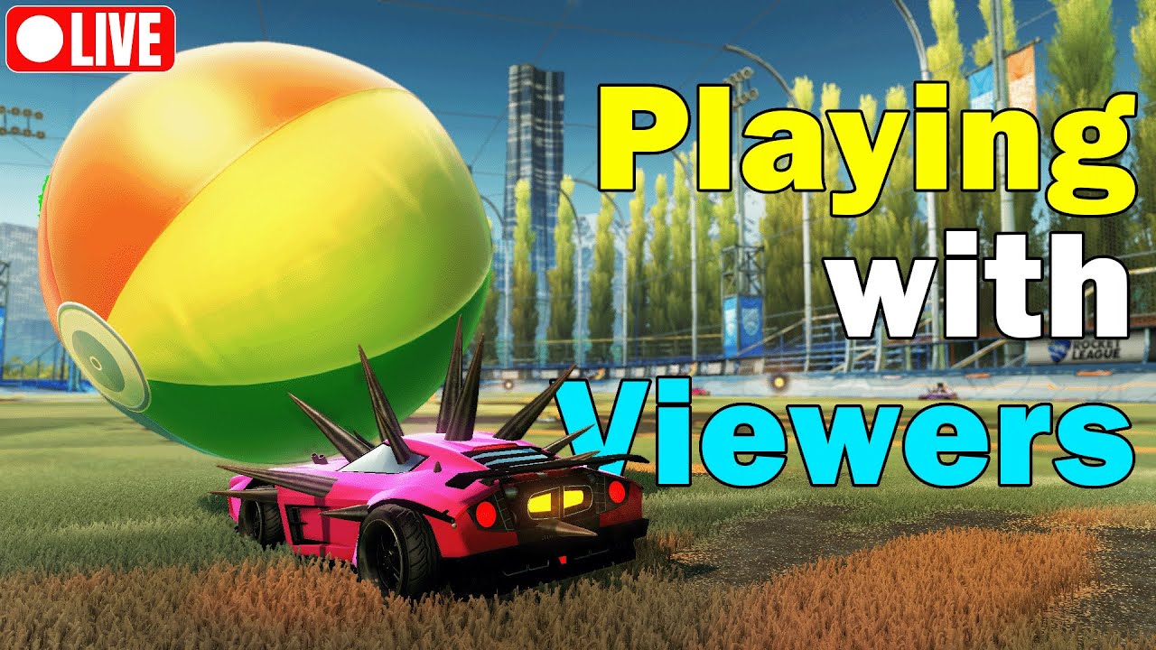 Rocket League werid private matches with viewers live - Come and join ...