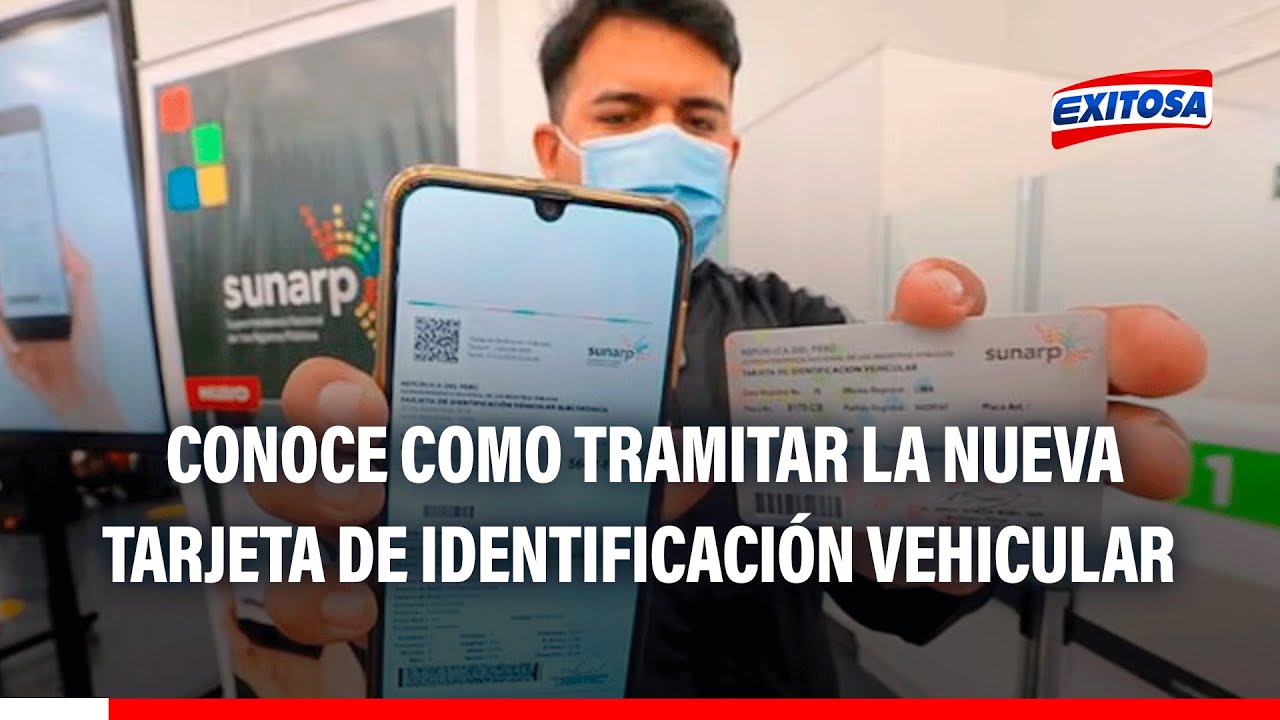 🔴🔵Conoce como tramitar la nueva tarjeta de identificación vehicular de ...