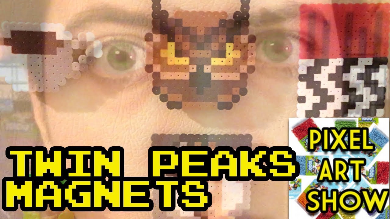 Perler Bead Twin Peaks Magnets - Pixel Art Show - YouTube