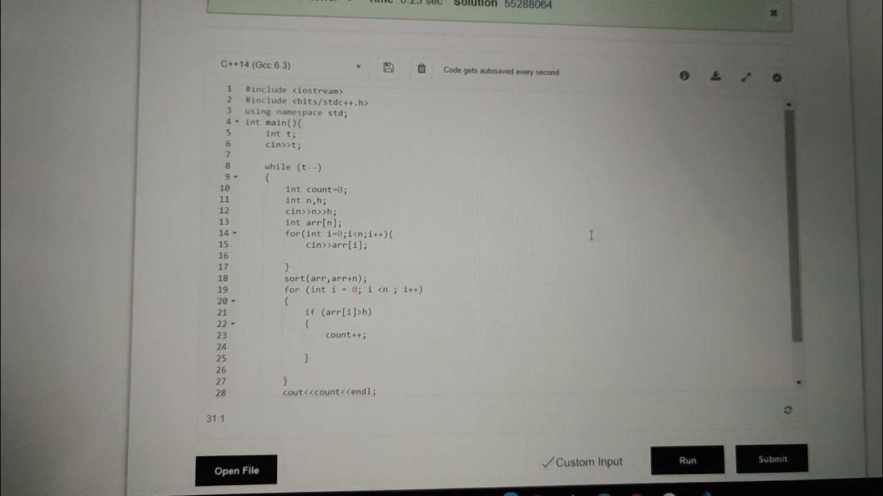 red light green light codechef solution in c++ 2k21 codechef solution in c++ infinity 2k21 - YouTube
