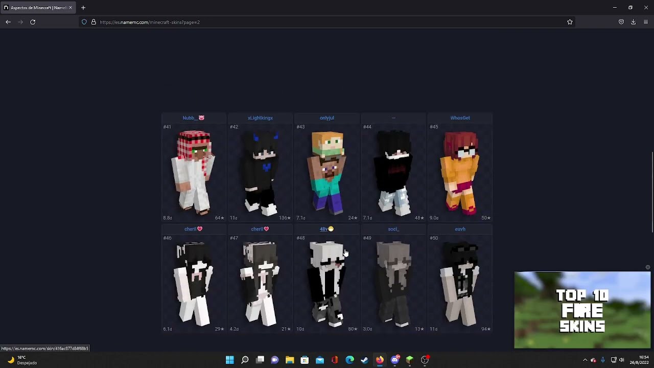 Como Poner una SKIN en Minecraft Premium - YouTube