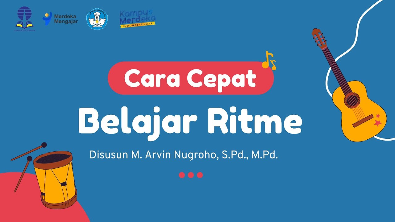 CARA CEPAT BELAJAR RITME MENGGUNAKAN MEDIA LAGU - YouTube