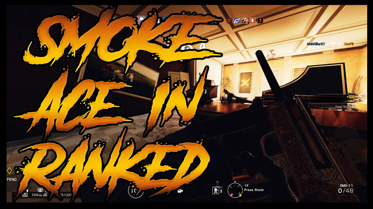 Smoke Ace In Ranked - Rainbow Six Siege - YouTube