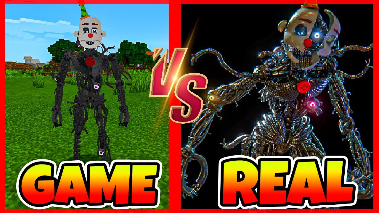 ANIMATRONICS NA VIDA REAL VS ANIMATRONICS NO MINECRAFT!! PARTE 6 - YouTube