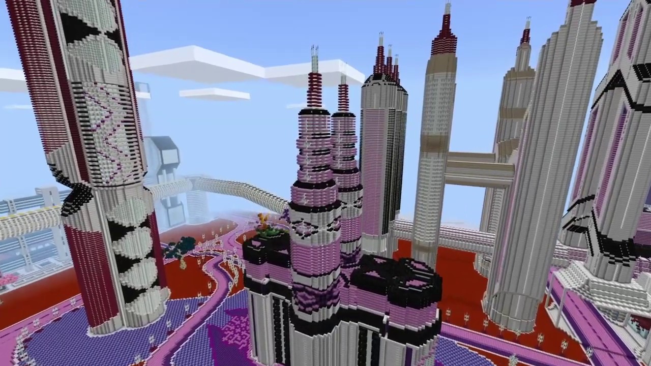 Minecraft - Alien City (ON MARS) - YouTube