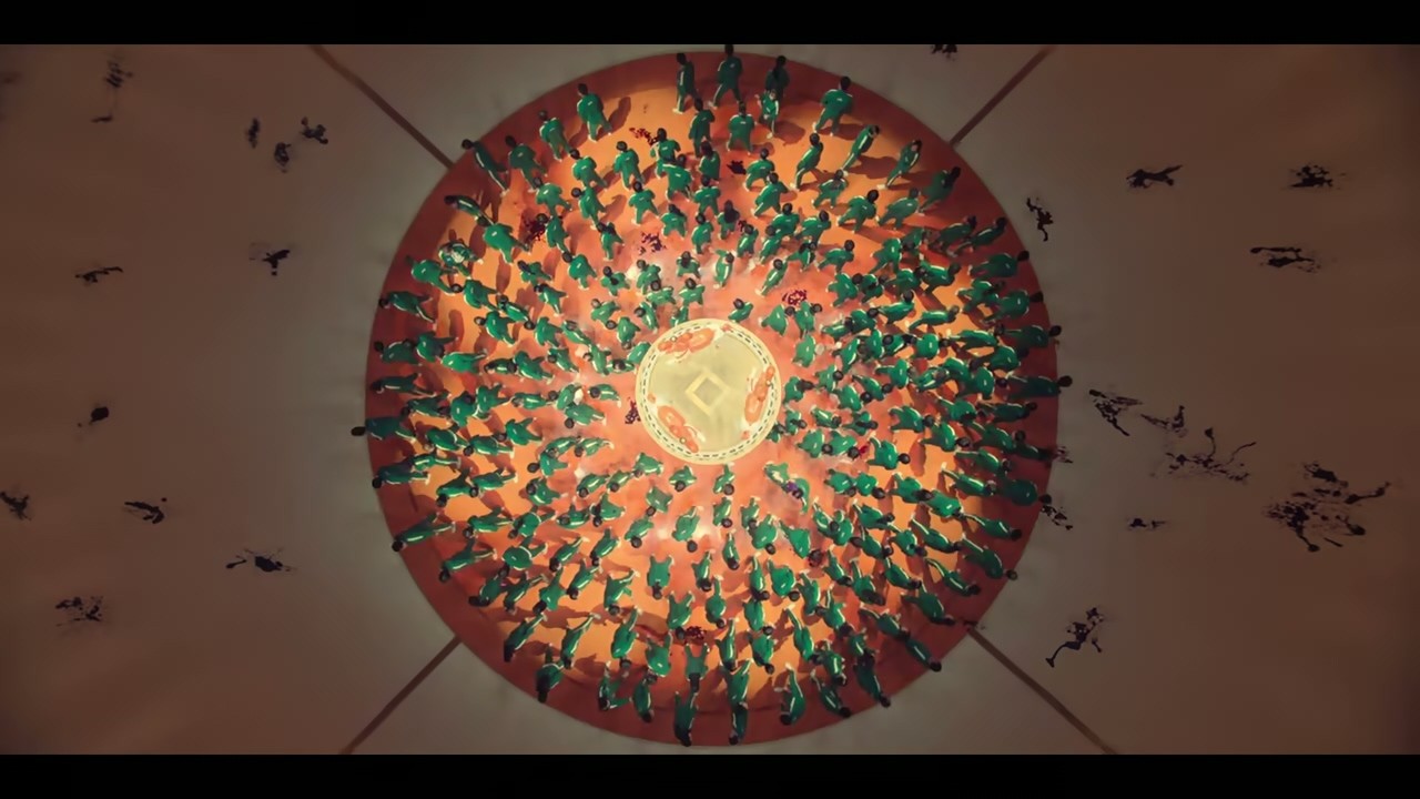 Squid Game 2 - Mingle Game Merry Go round , ( Ring a ring a ) Korean song - YouTube