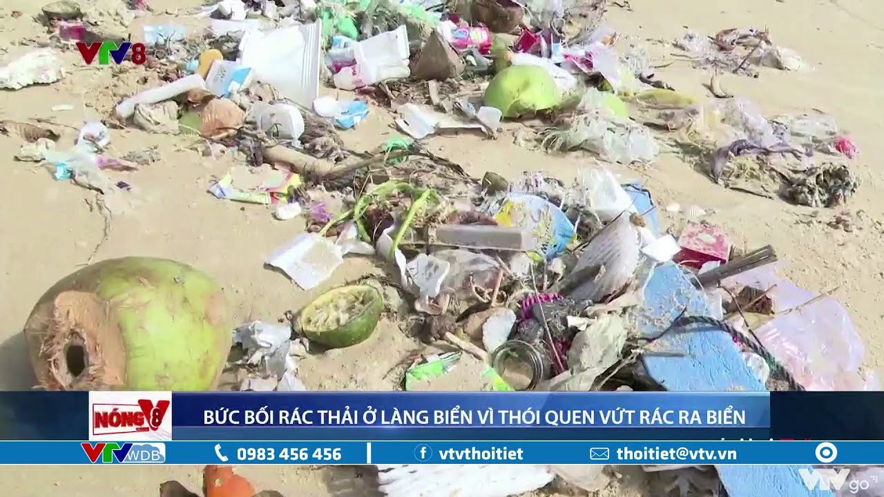 Bức bối rác thải ở làng biển vì thói quen vứt rác ra biển | VTVWDB ...