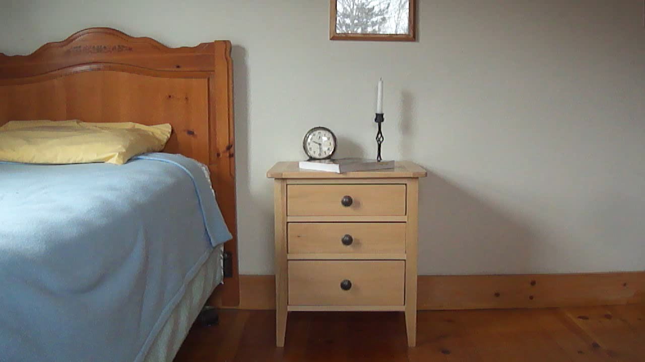 3 Drawer Bed Side Table Build - YouTube