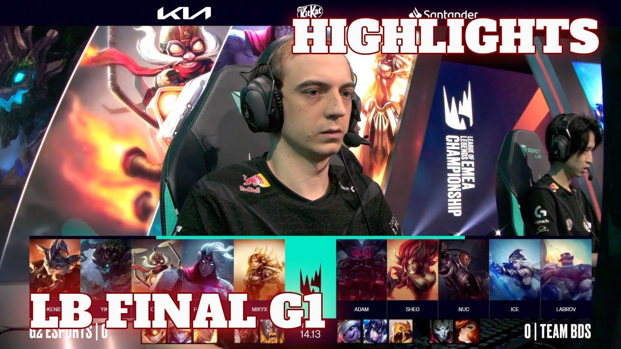 G2 vs BDS - Game 1 Highlights | Lower Final LEC Summer 2024 Playoffs ...