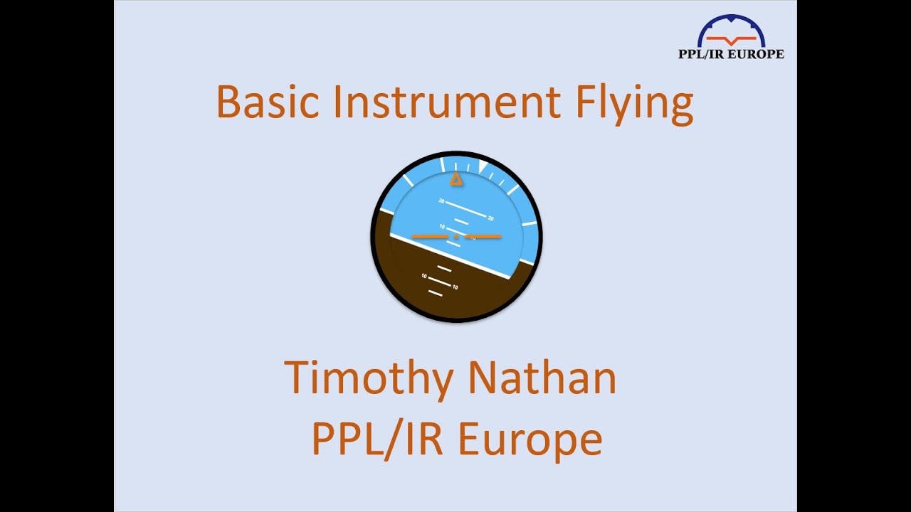 Basic Instrument Flying - YouTube