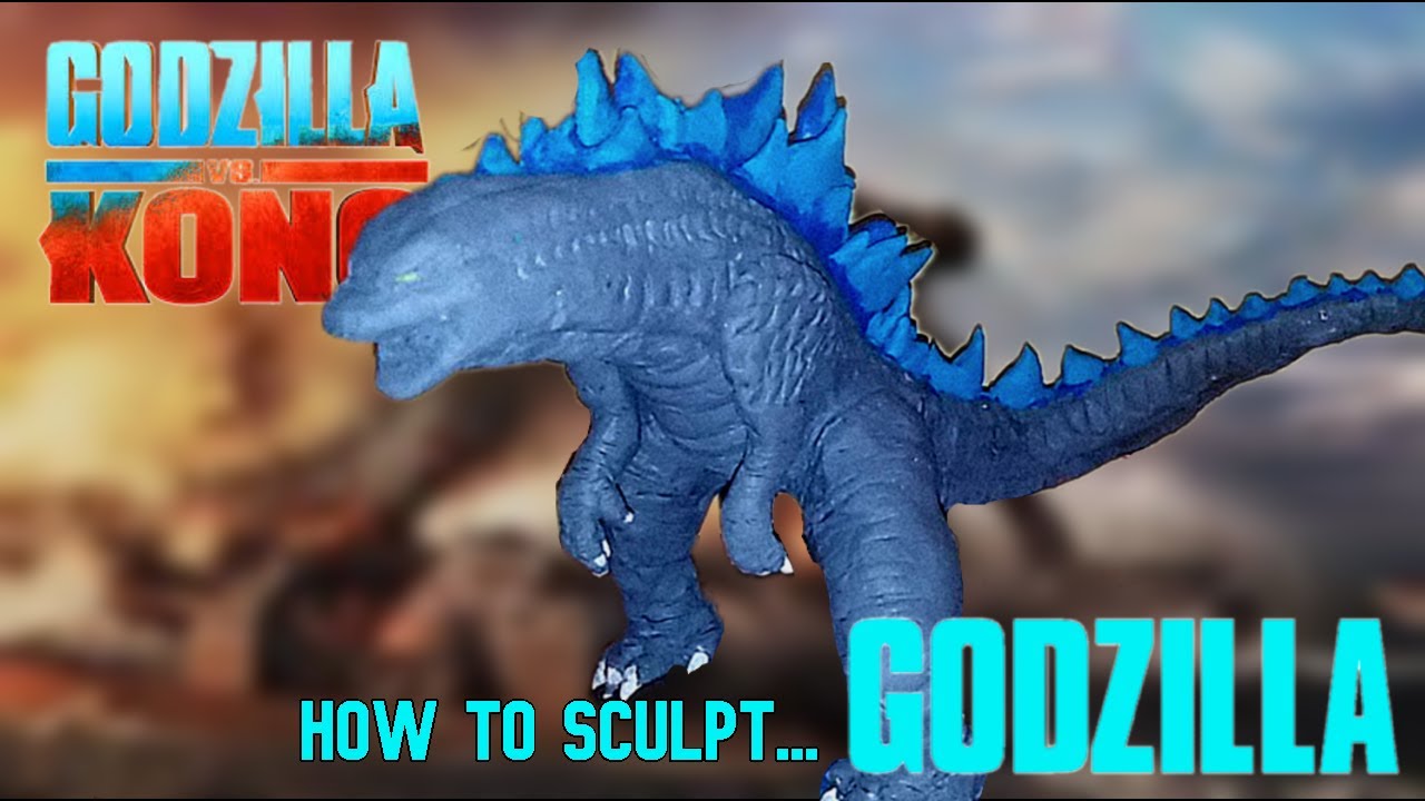 Godzilla (gojira) de plastilina|How to make Godzilla with clay|DIELOA ...