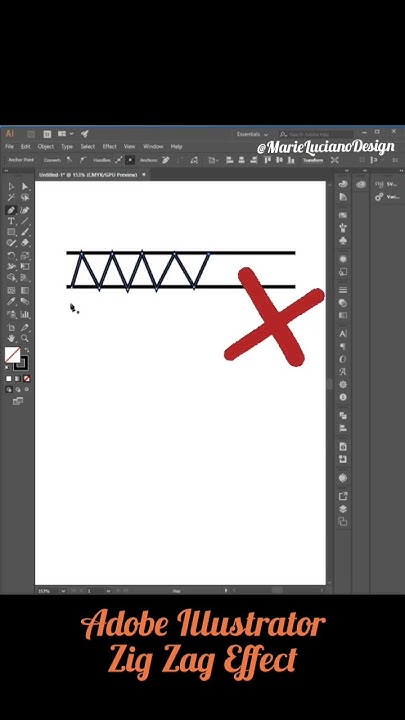 Adobe Illustrator Zigzag Effect Tutorial | Step-by-Step for Beginners ...