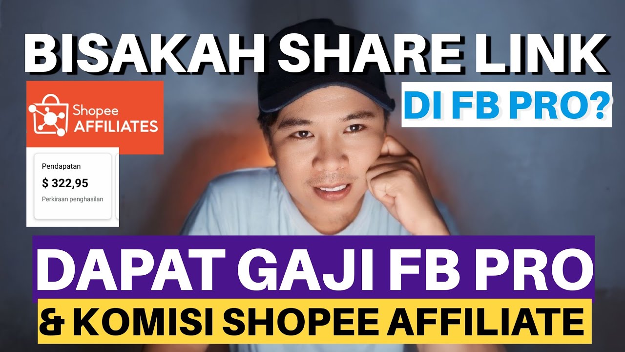 CARA SHARE LINK SHOPEE AFFILIATE DI FB PRO ️ MONETISASI AMAN ️ GAJI FB DAPAT, KOMISI SHOPEE ...