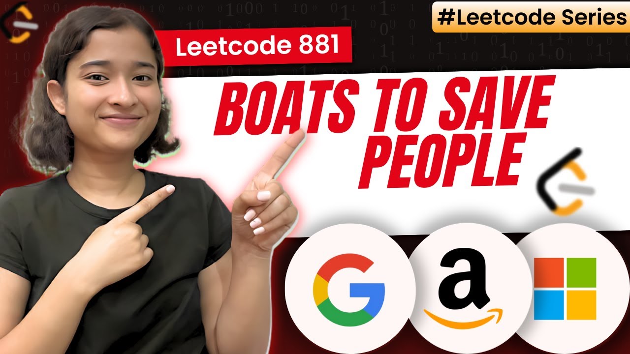 Boats To Save People Leetcode 881 Hindi Youtube