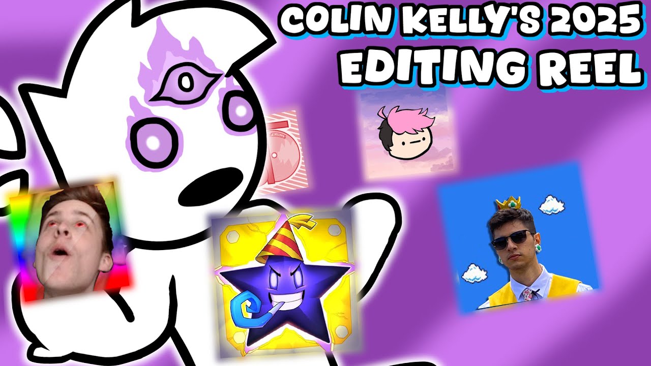 Colin Kelly's 2025 EDITING REEL (RedFalcon, Party Crashers, TCNick3 ...