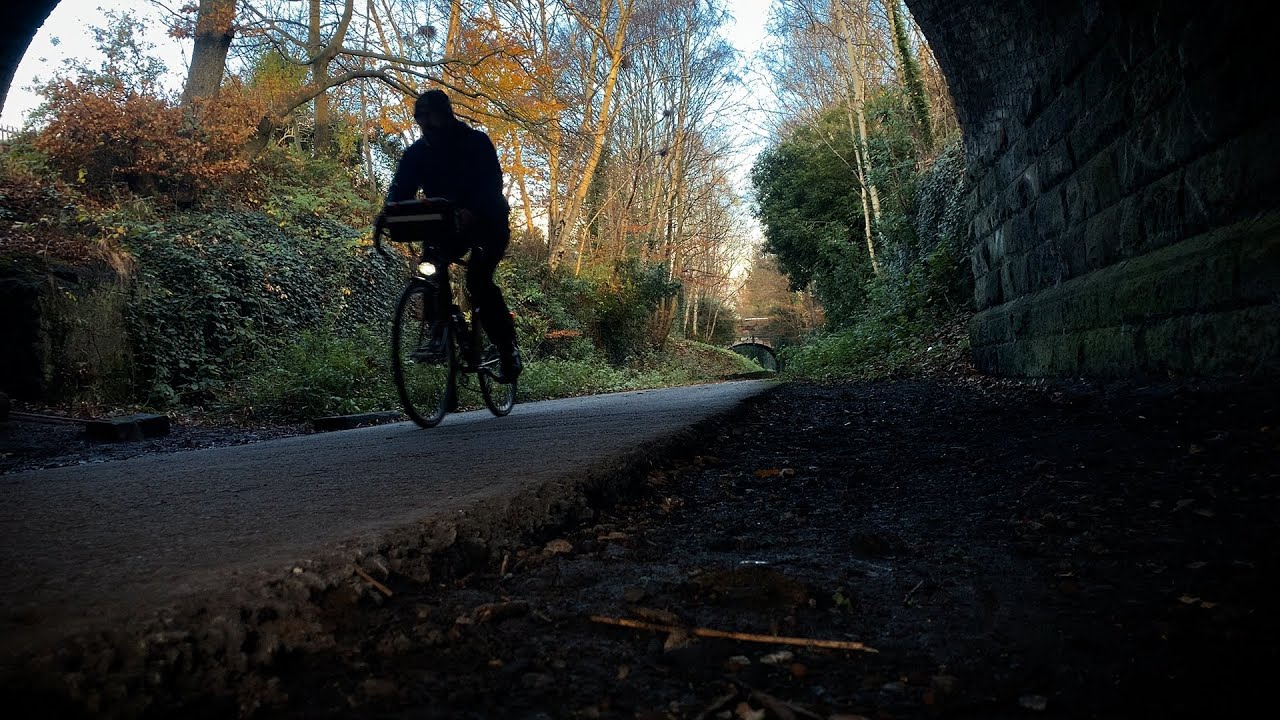 Coffee outside by bike at Halewood Triangle Park - YouTube