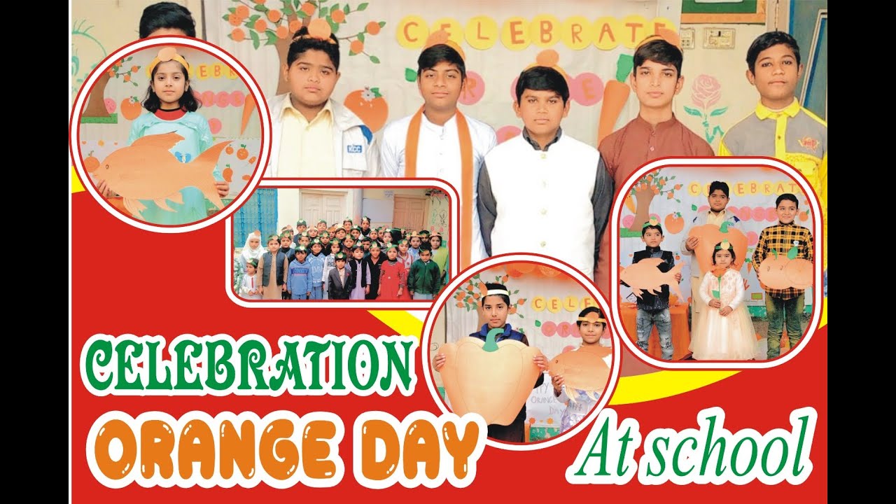 Orange day celebration / Orange day activities - YouTube