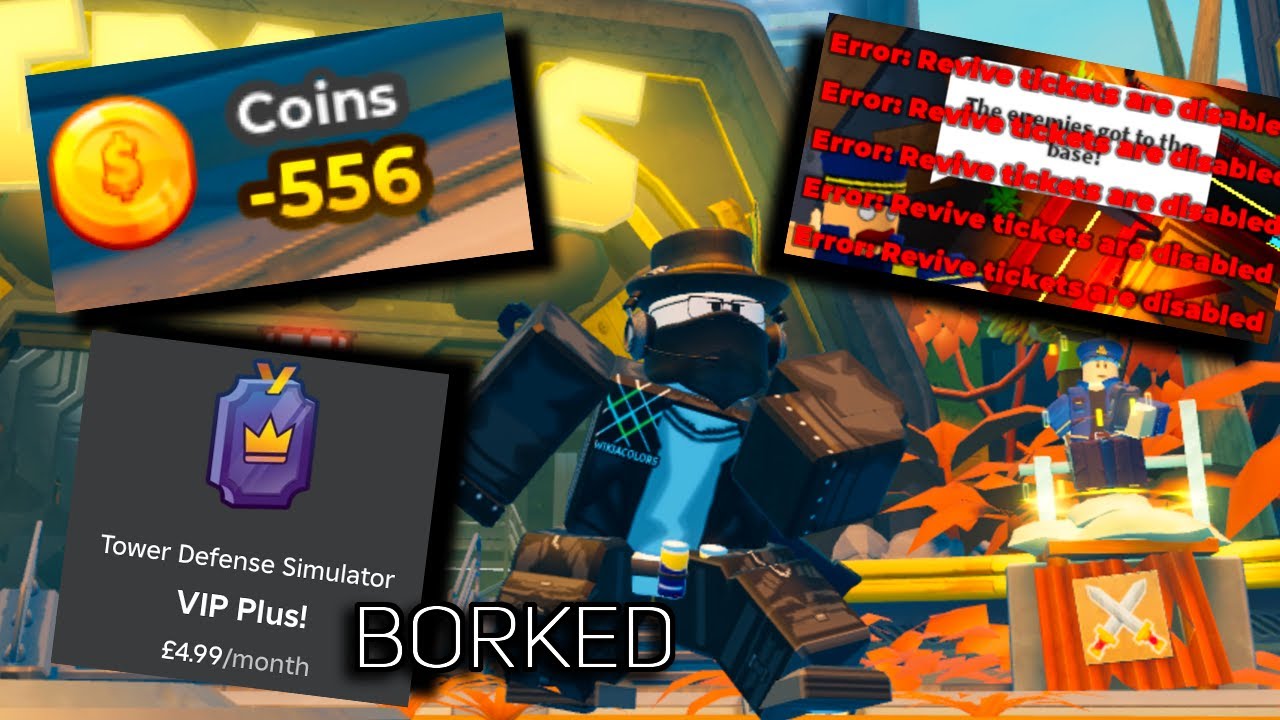 Negative Coins | VIP+ Borked AGAIN | Revive disabled AGAIN | Tower ...