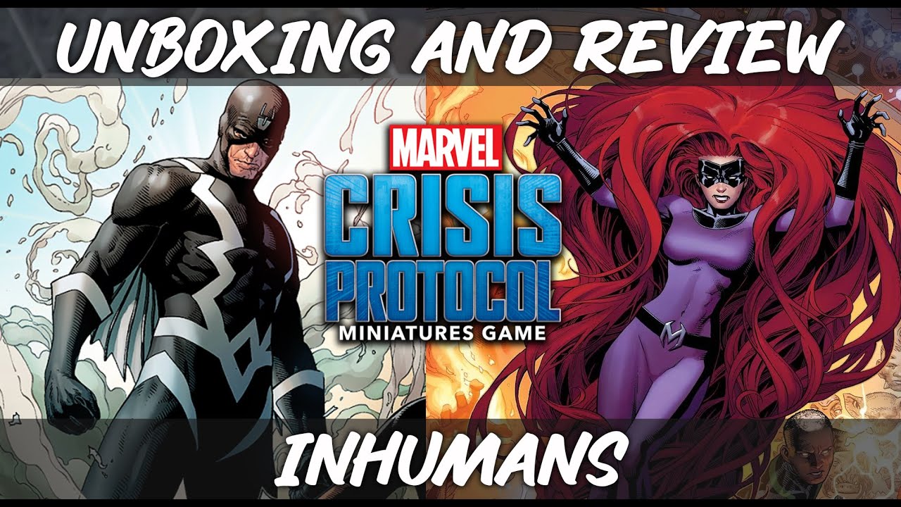 Marvel Crisis Protocol Unboxing - Inhumans Tactics and Review - YouTube