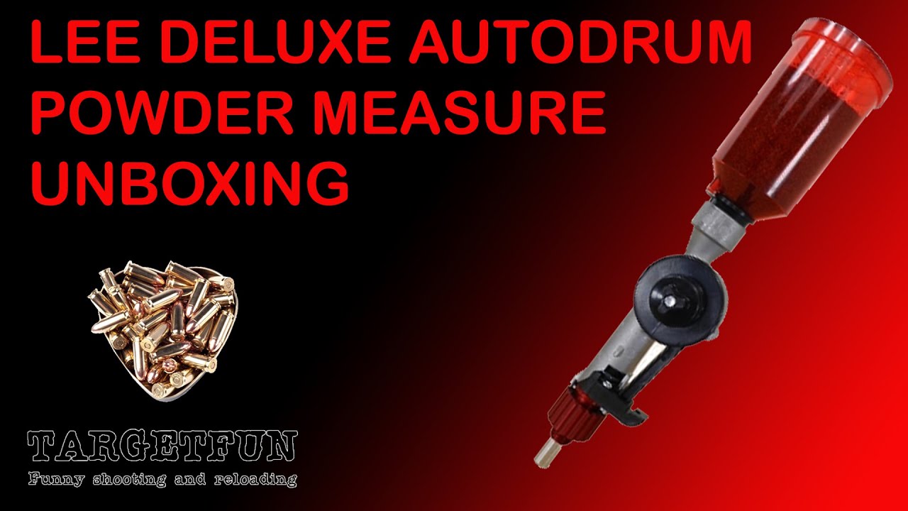 Lee Deluxe Auto Drum Powder Measure - Unboxing - YouTube