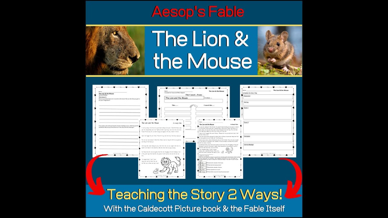 The Lion and the Mouse | Teaching Aesop’s Fable 2 Ways - YouTube