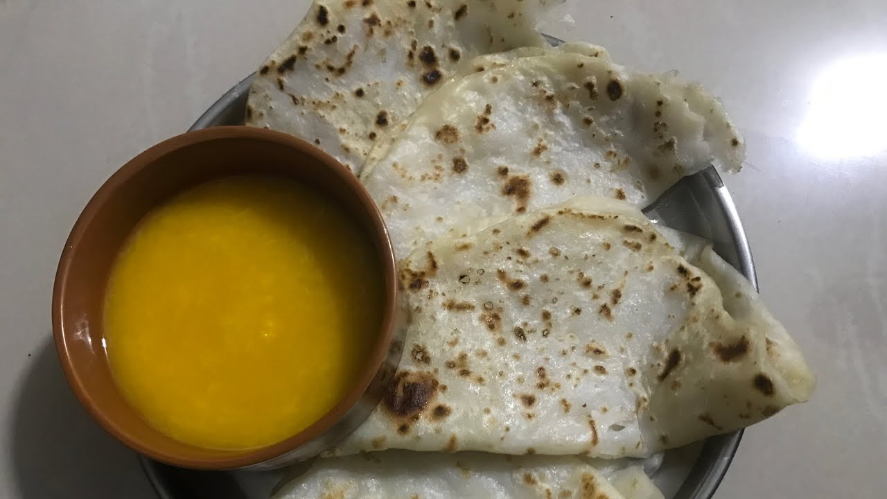 #Instant breakfast recipe#Rice flour stuffed Paratha#ఉల్లా రొట్టెలు ...