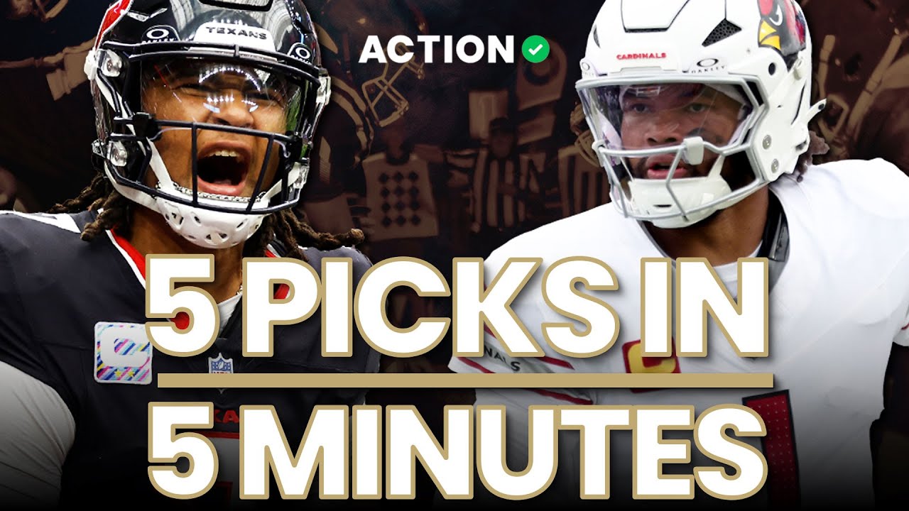 NFL Week 5 Expert Bets & Predictions: 5 Picks in 5 Minutes with Maria ...