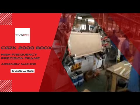 CGZK 2000 800X - HIGH FREQUENCY PRECISION FRAME ASSEMBLY MACHINE - YouTube