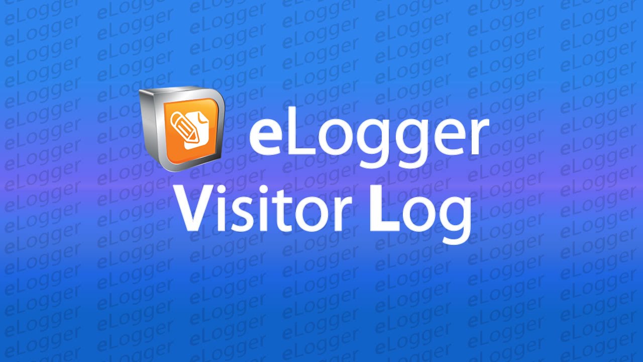 eLogger Visitor's Log - YouTube