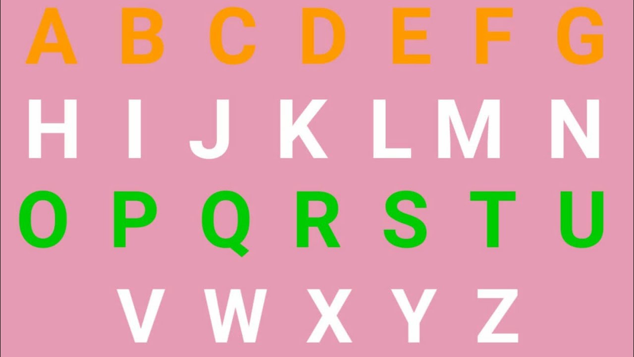 Capital English later I ABCD l Alphabets l Kids Nursery Pome PK - YouTube