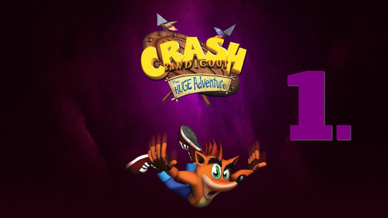 Crash Bandicoot The Huge Adventure - Walkthrough, Part 1 - Intro ...