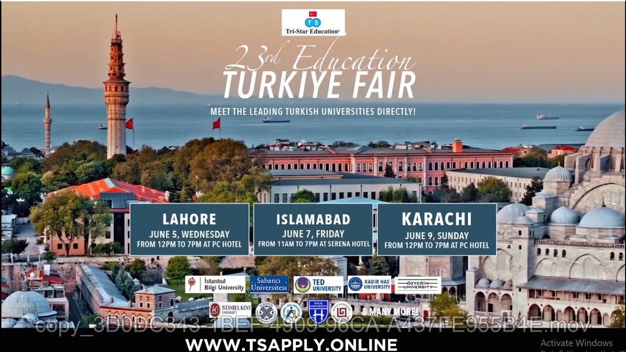 23rd Education Turkiye Fair Comes to Pakistan - Meet Top Turkish ...