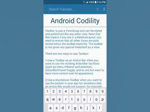 Custom Toolbar - Android Kotlin - YouTube