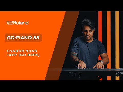 Roland GO:Piano 88 / Usando sons + App (GO-88PX) #tutorial