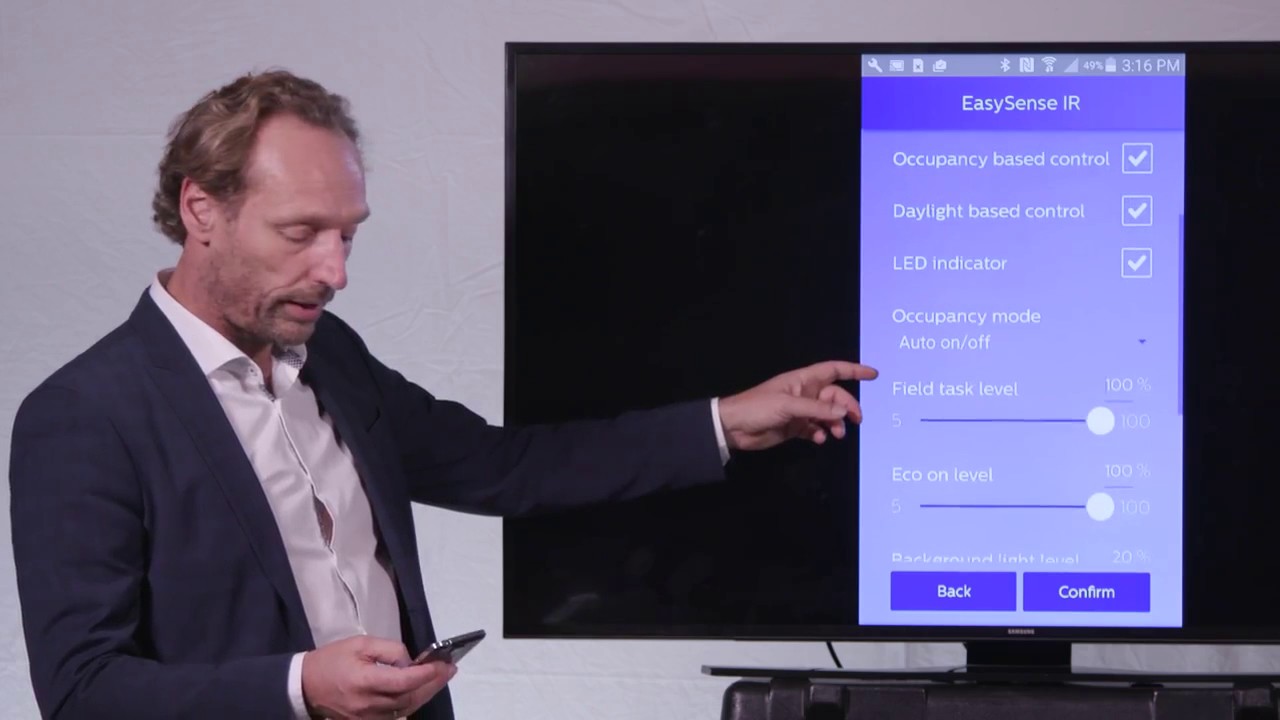 Programmable Parameters of Philips EasySense - YouTube