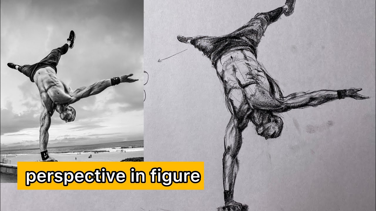 drawing figure with Perspective - YouTube