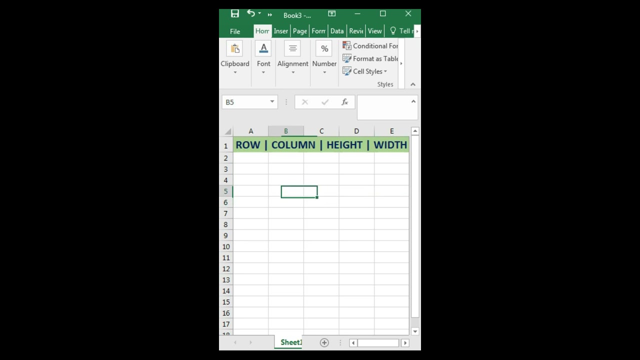 Row Column Height Width In Excel excel nkexcelclasses Row Column Height Width In Excel excel nkexcelclasses