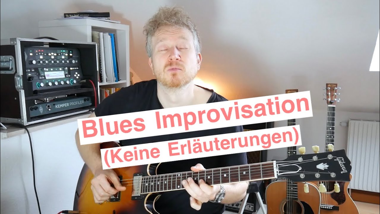 Blues Improvisation Am - YouTube
