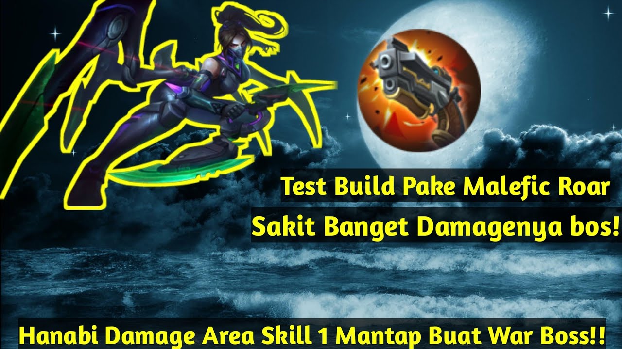 Hanabi Test Build Di Rank Boss!!Malefic Roar Experiment - YouTube