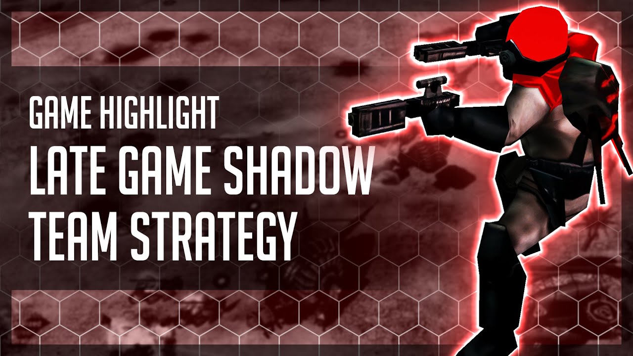 [C&C3: Kane's Wrath] Game Highlight - Late Game Shadow Team Strategy ...