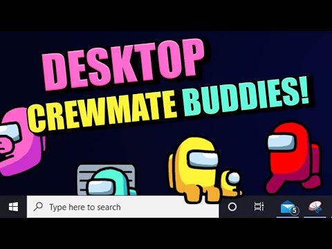 I made Among Us Pets that live on my Desktop