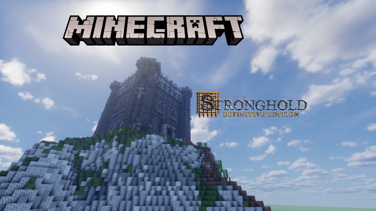 Minecraft Stronghold Castle Timelapse - YouTube
