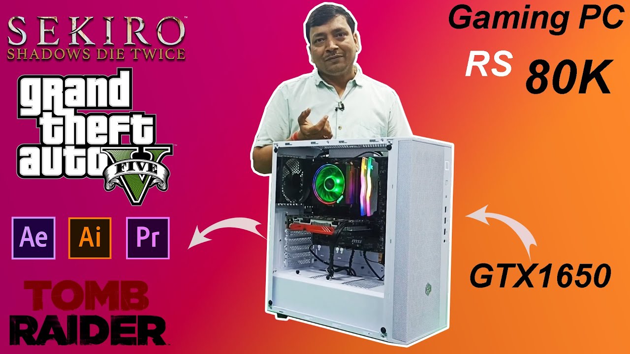 80K Full Gaming PC Build | GTX 1650 | PC Setup World - YouTube