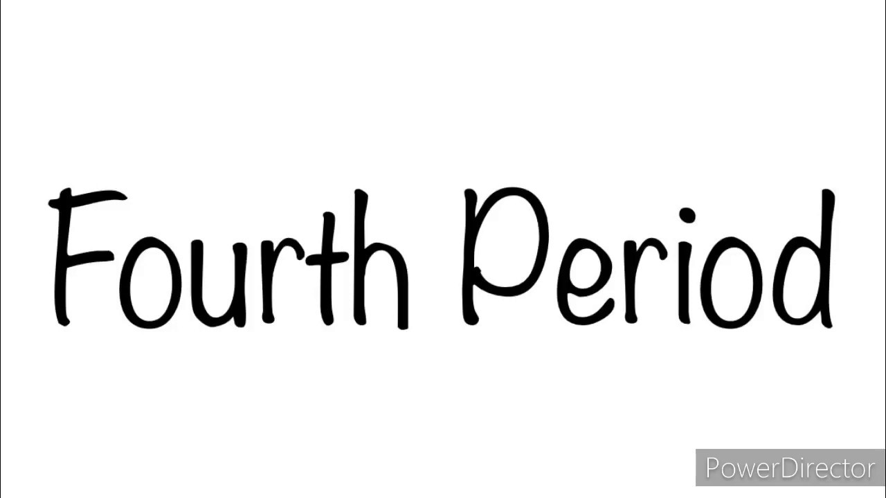 Fourth Period [Episode 1: Pilot] - YouTube