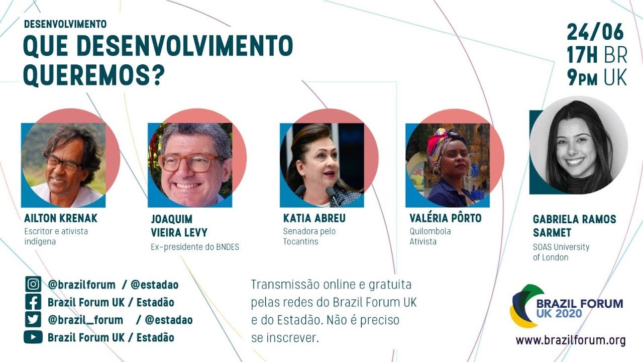 Brazil Forum UK 2020 debate desenvolvimento - YouTube