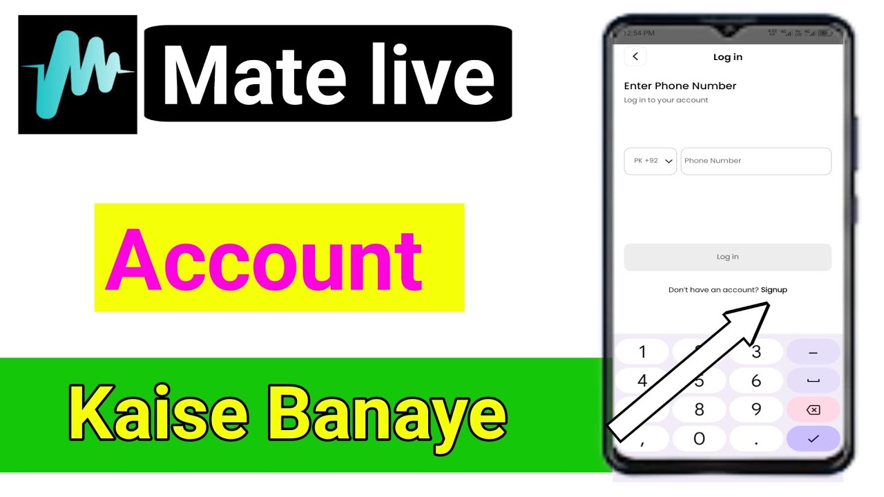 mate live account kaise banaye | How to create on mate live app 2025 ...