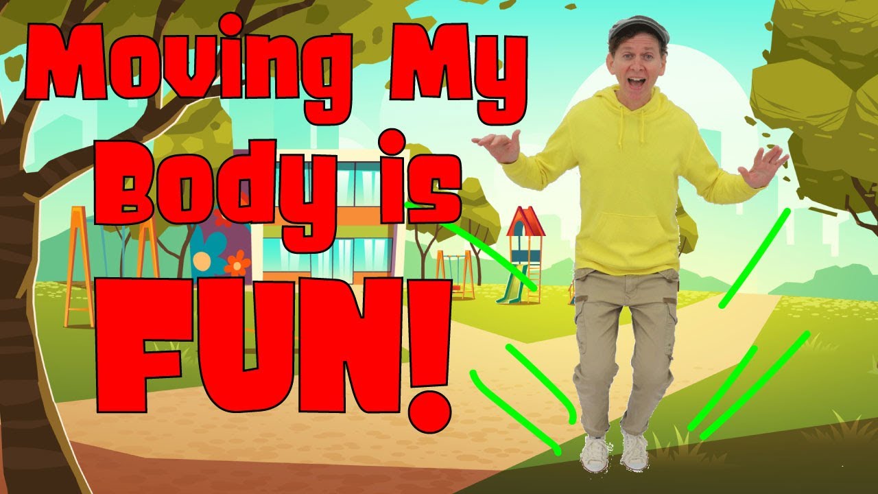 Moving My Body is Fun | Verbs with Matt | Action Songs, Brain Breaks ...