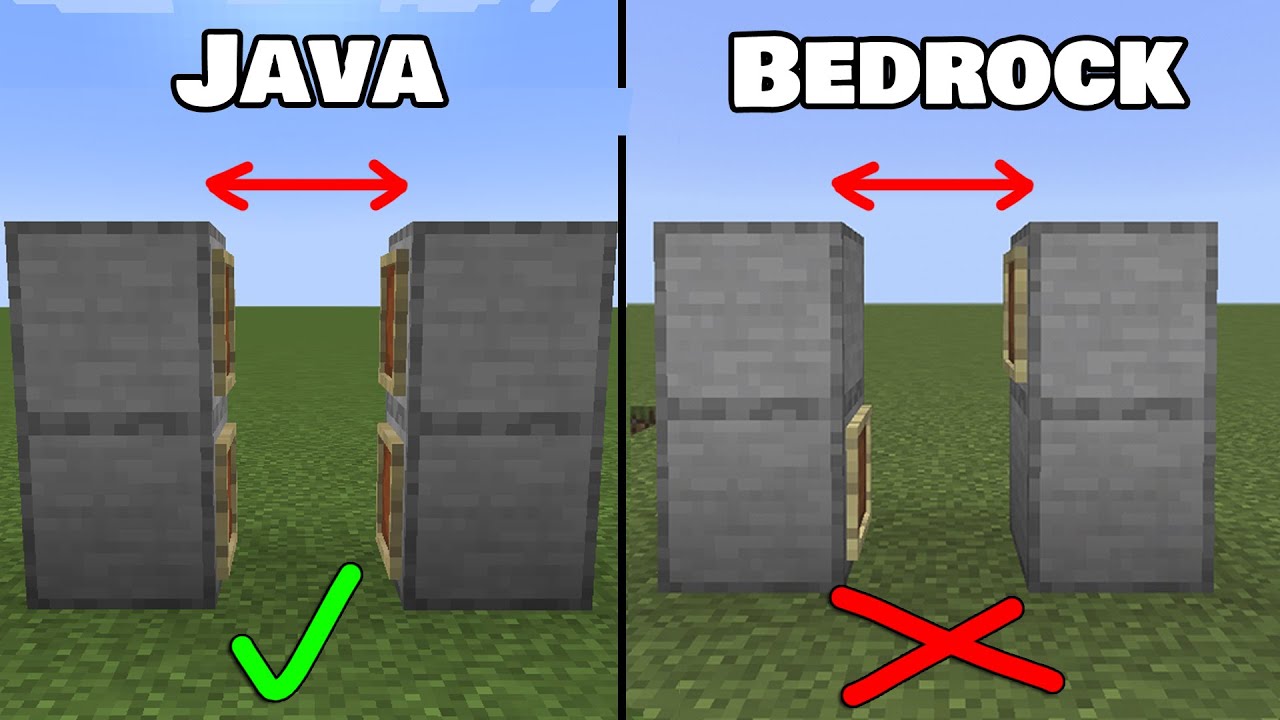 java vs bedrock - YouTube
